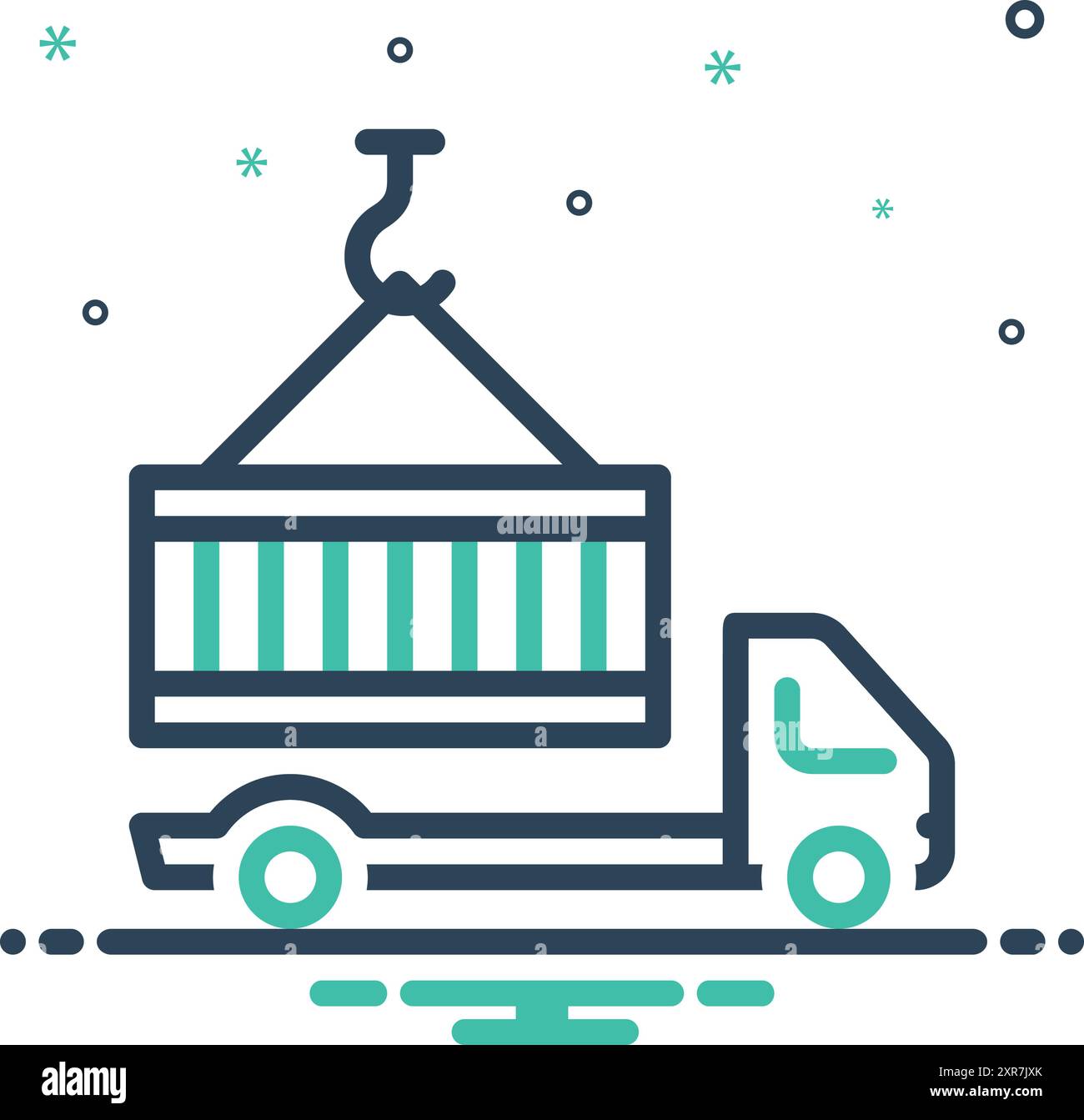 Icon for container, truck Stock Vector Image & Art - Alamy