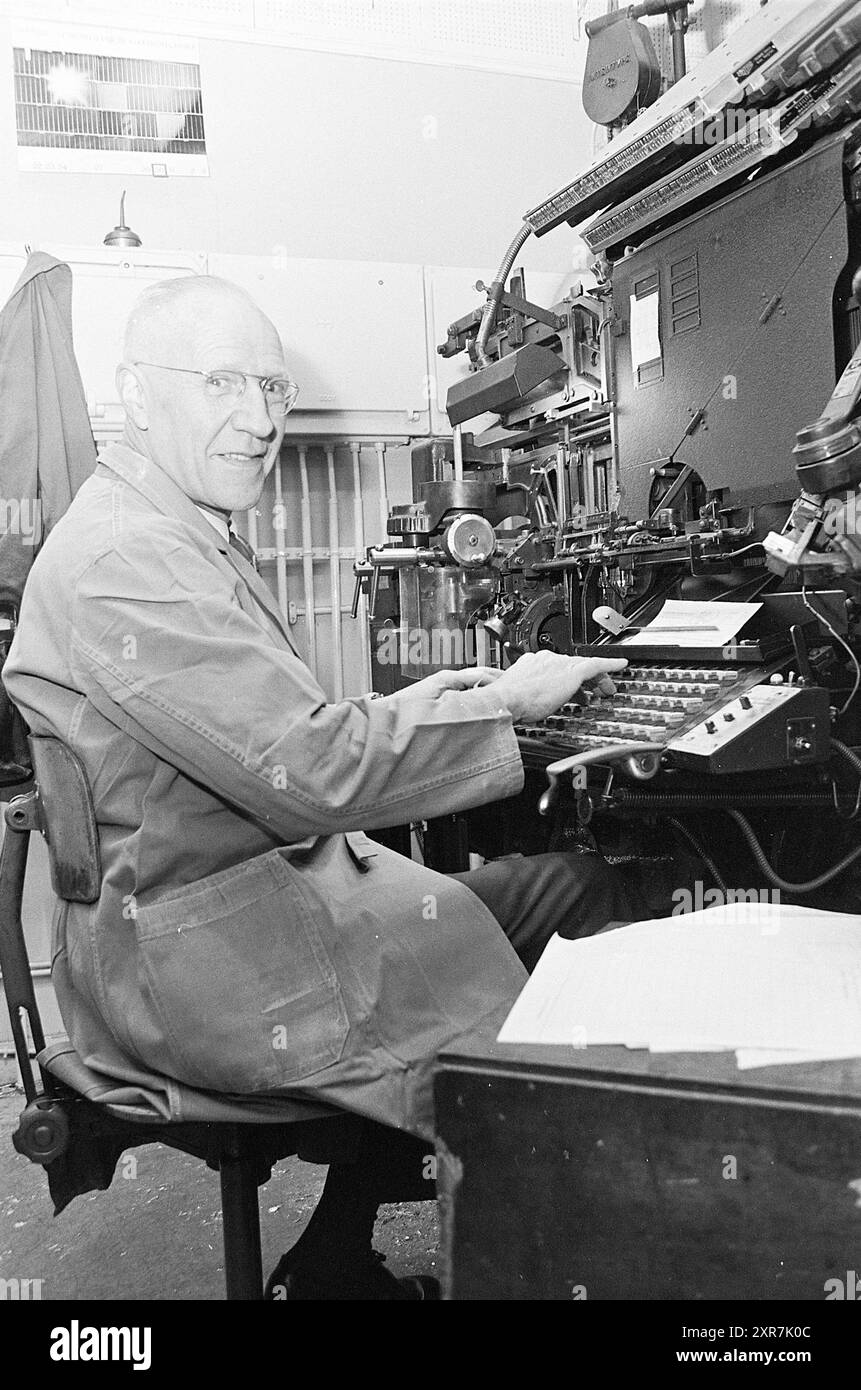 Typesetter netherlands hi-res stock photography and images - Alamy