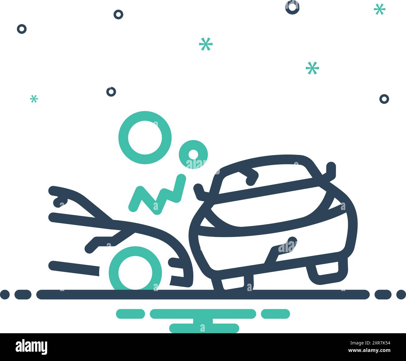 Icon for car accident, car Stock Vector Image & Art - Alamy