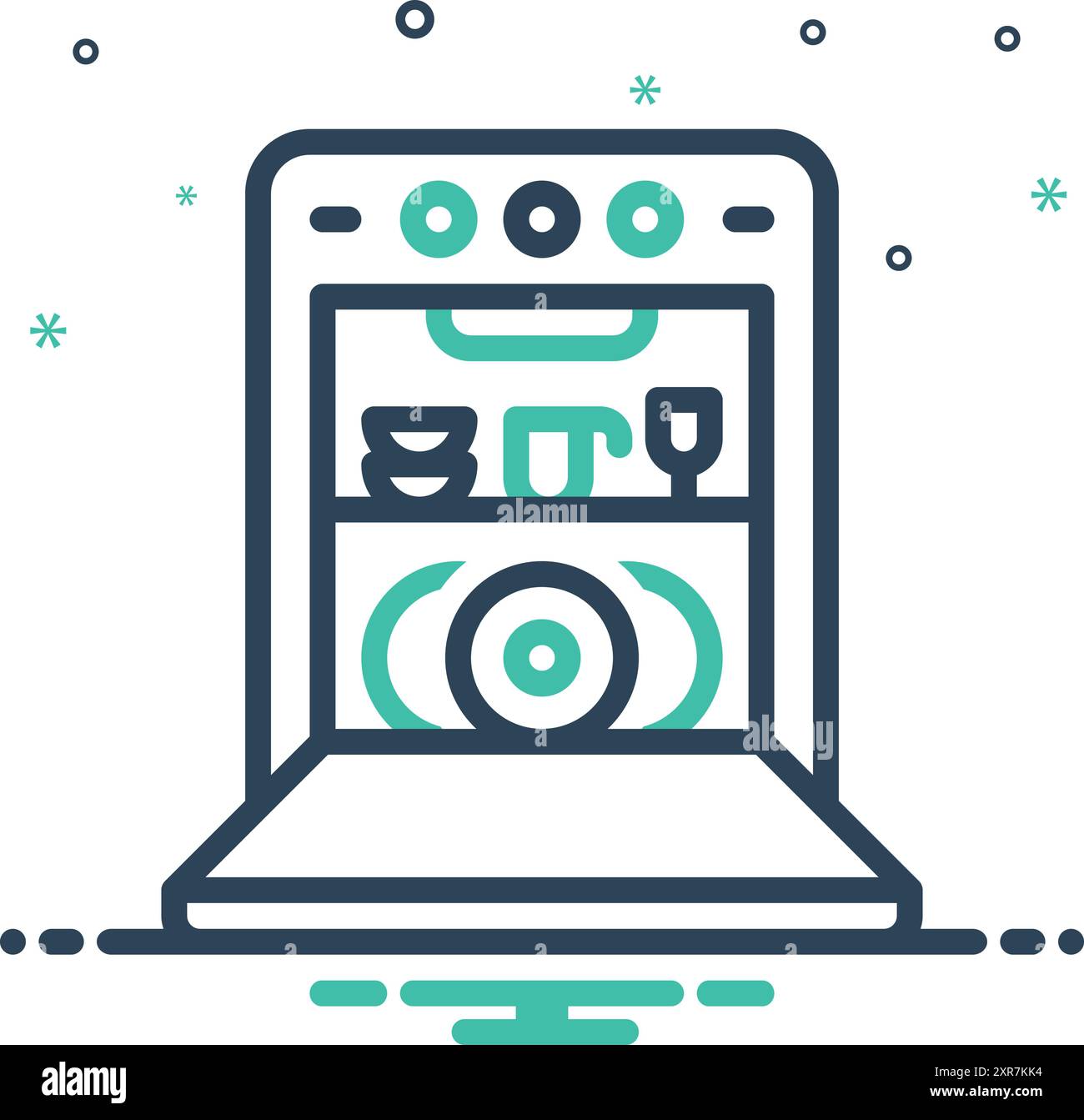 Icon for dishwasher, washer Stock Vector Image & Art - Alamy