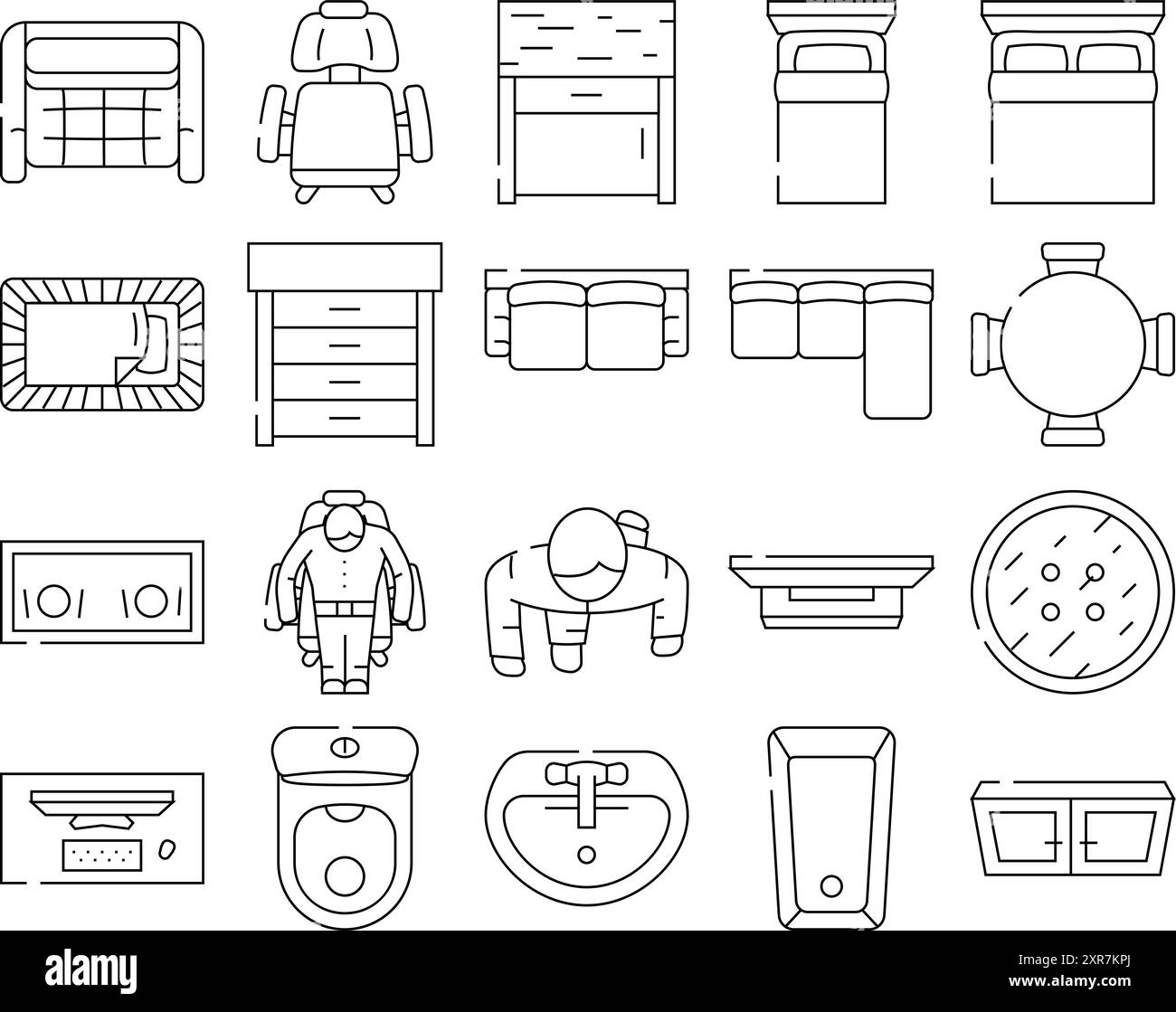 House layout floorplan blueprint Cut Out Stock Images & Pictures - Alamy