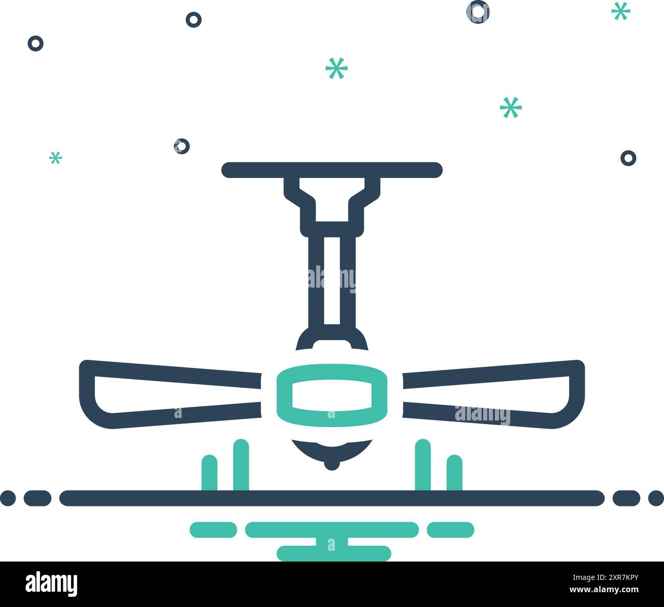 Ceiling fan logo Stock Vector Images - Alamy