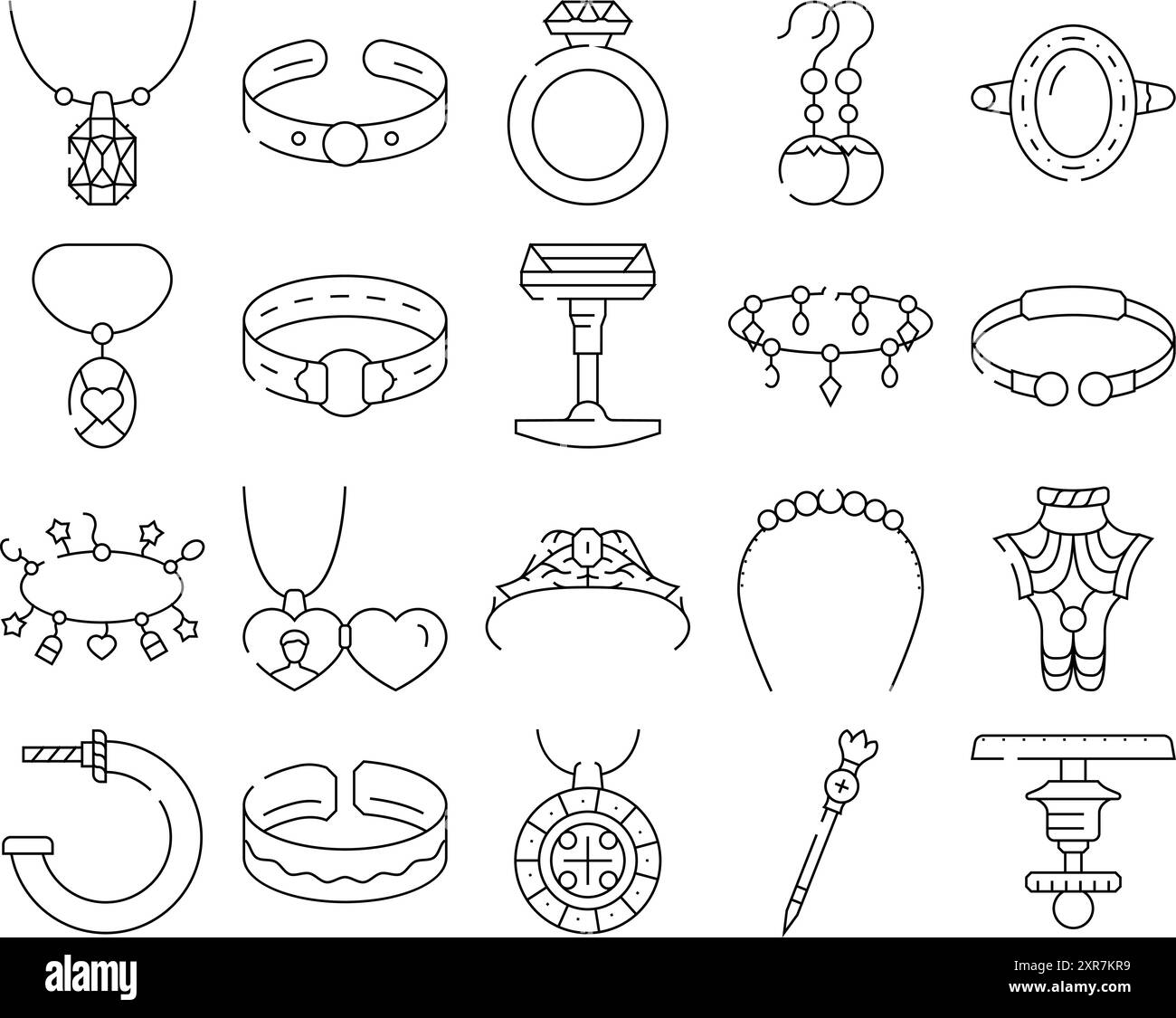 jewelry ring gold jewel icons set vector Stock Vector Image & Art - Alamy