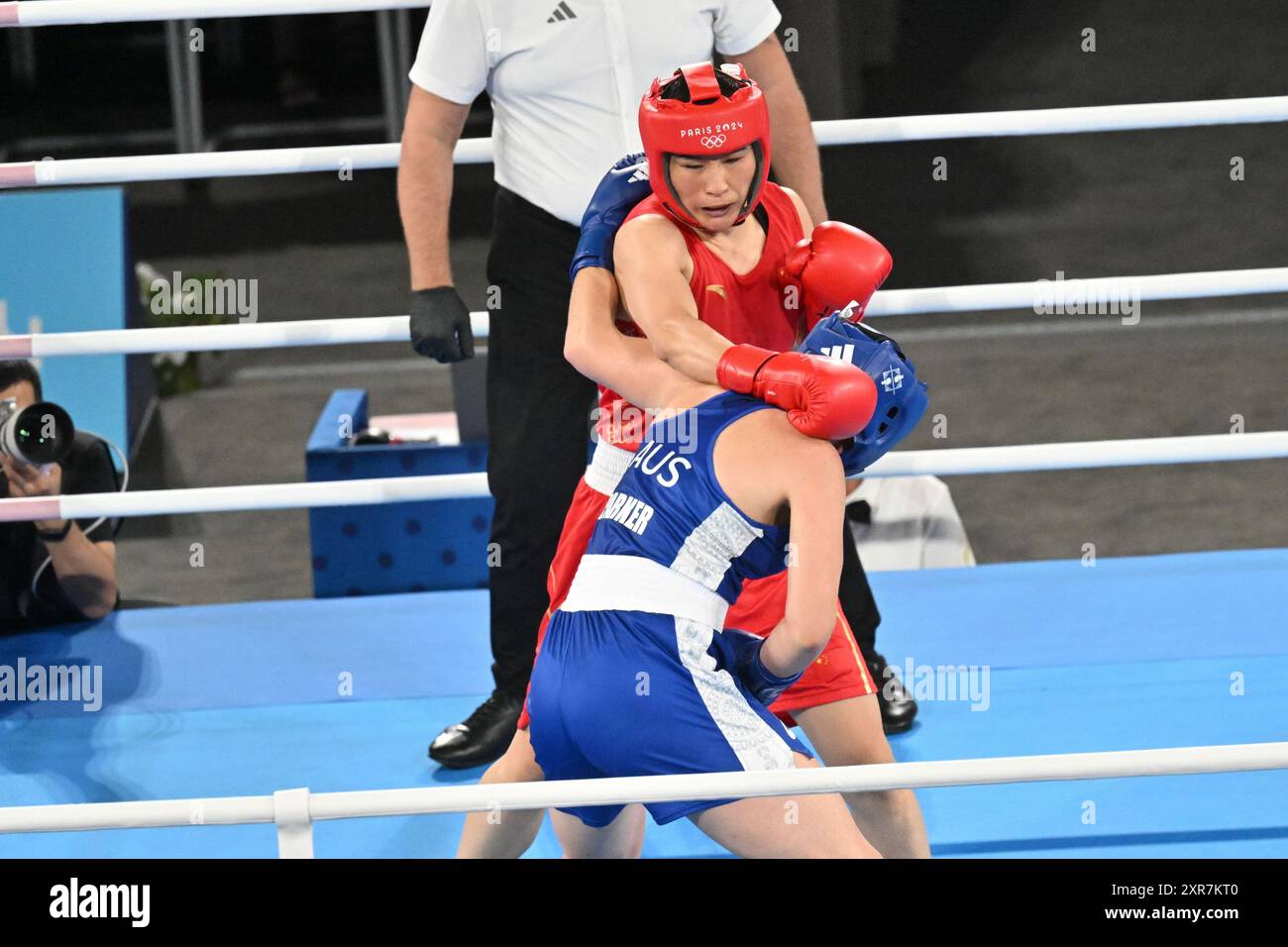 Qian Li (CHN) vs Caitlin Parker (AUS), Boxing, Women's 75kg - Semifinal ...