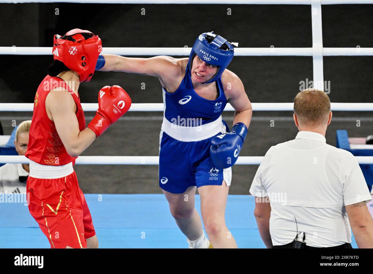Qian Li (CHN) vs Caitlin Parker (AUS), Boxing, Women's 75kg - Semifinal ...