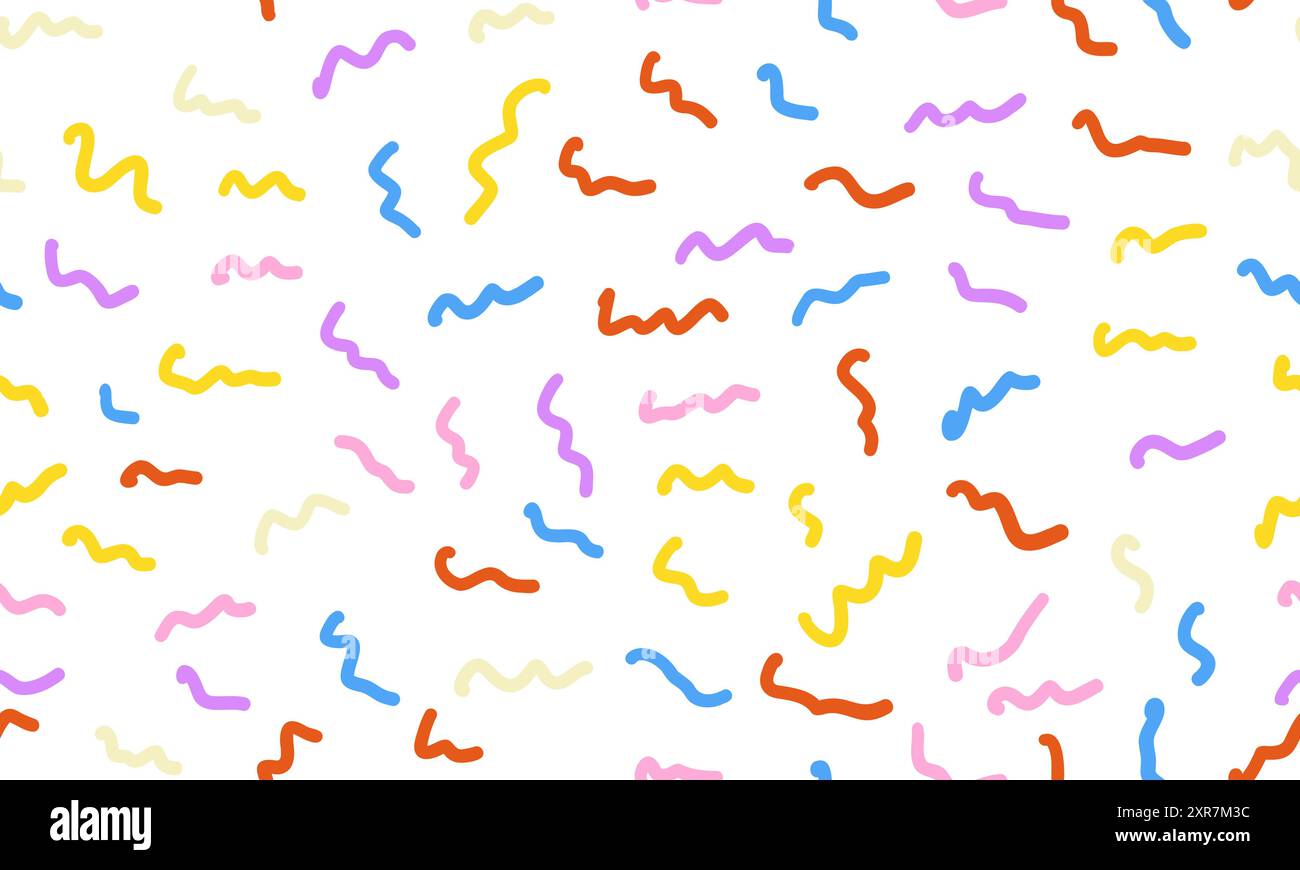 Colorful simple background with small dashes. Seamless vector pattern ...