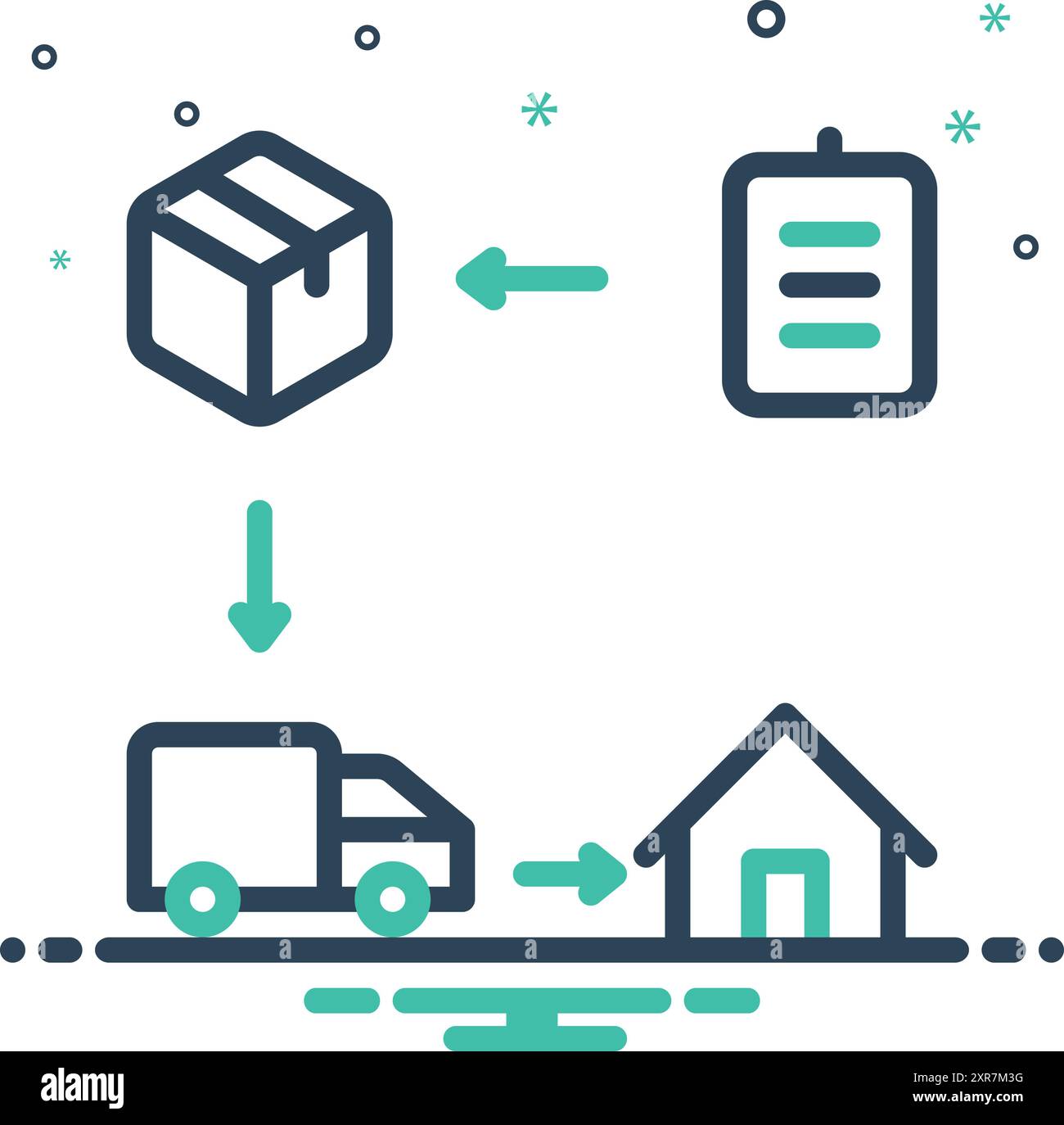 Icon for delivery process, delivery Stock Vector Image & Art - Alamy