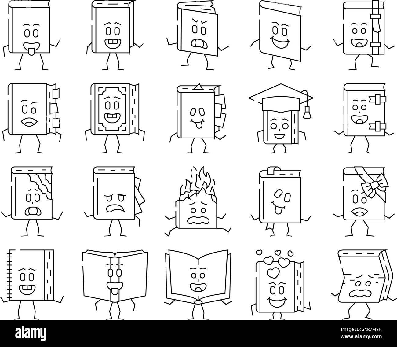 Open story book cute Black and White Stock Photos & Images - Alamy