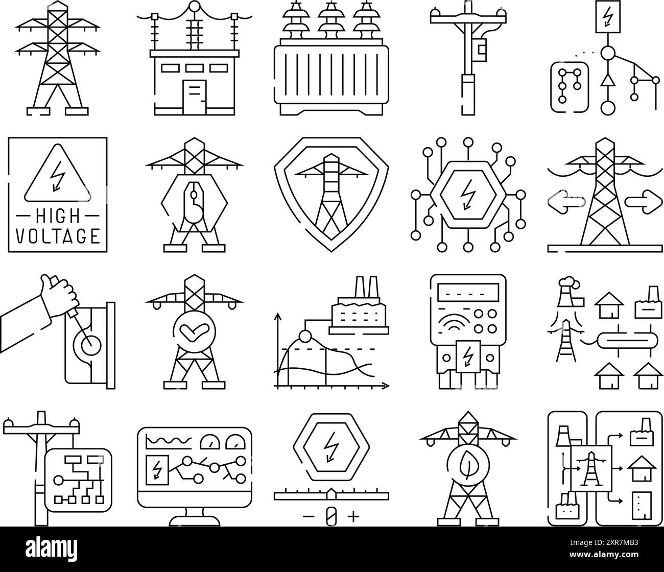 Wind turbine electric tower city Stock Vector Images - Alamy