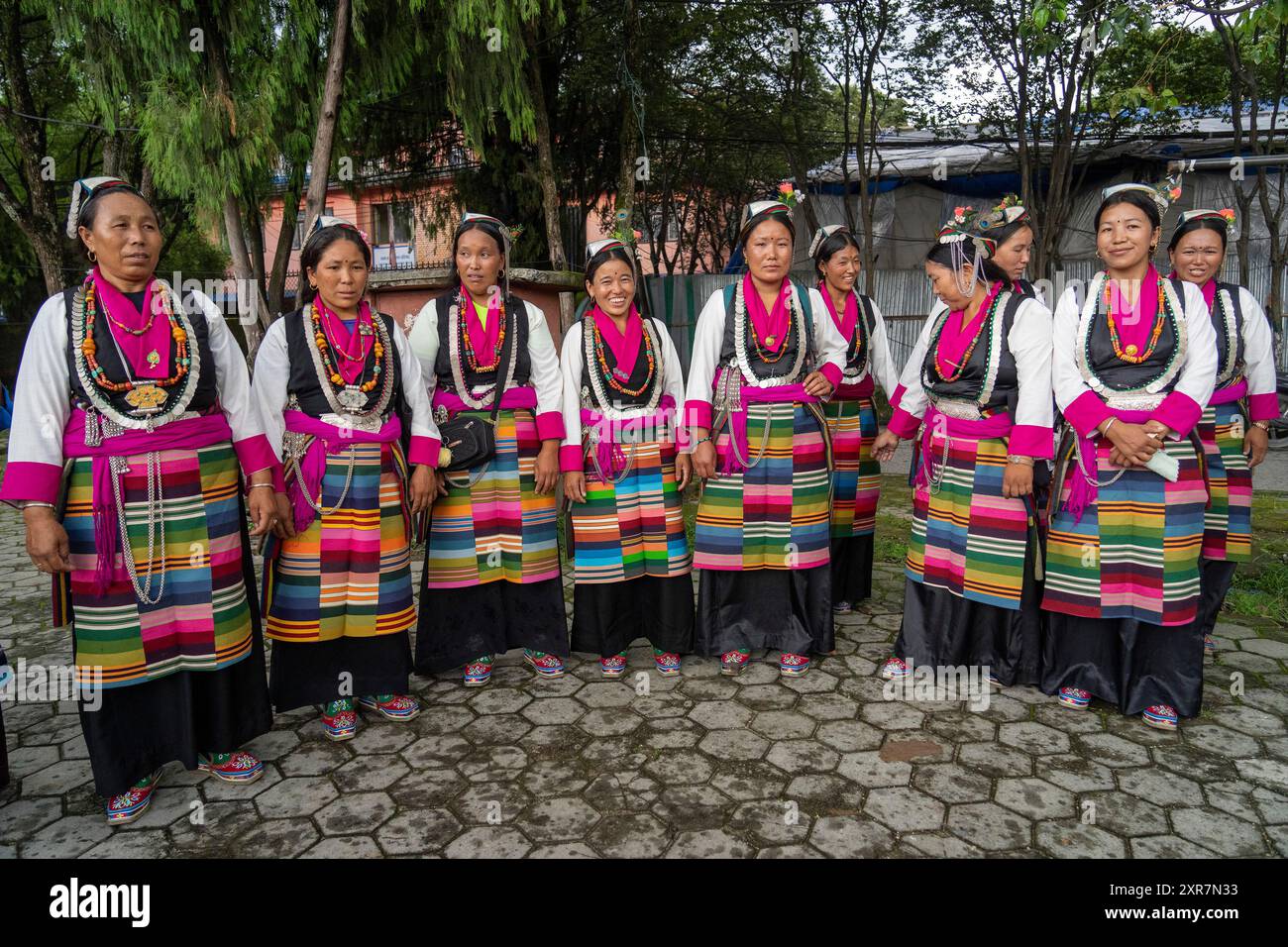Nepal's indigenous women in traditional attire gather to participate in ...