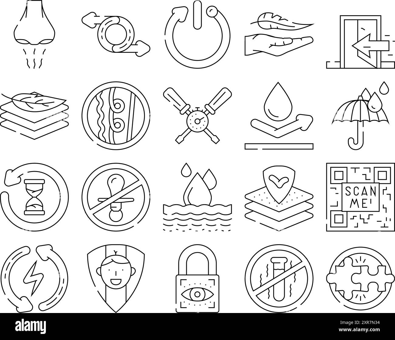product caution label warning icons set vector Stock Vector Image & Art ...
