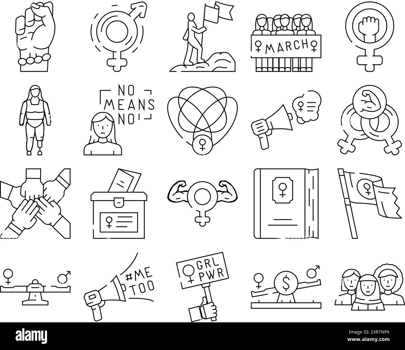 Feminist icons Black and White Stock Photos & Images - Alamy