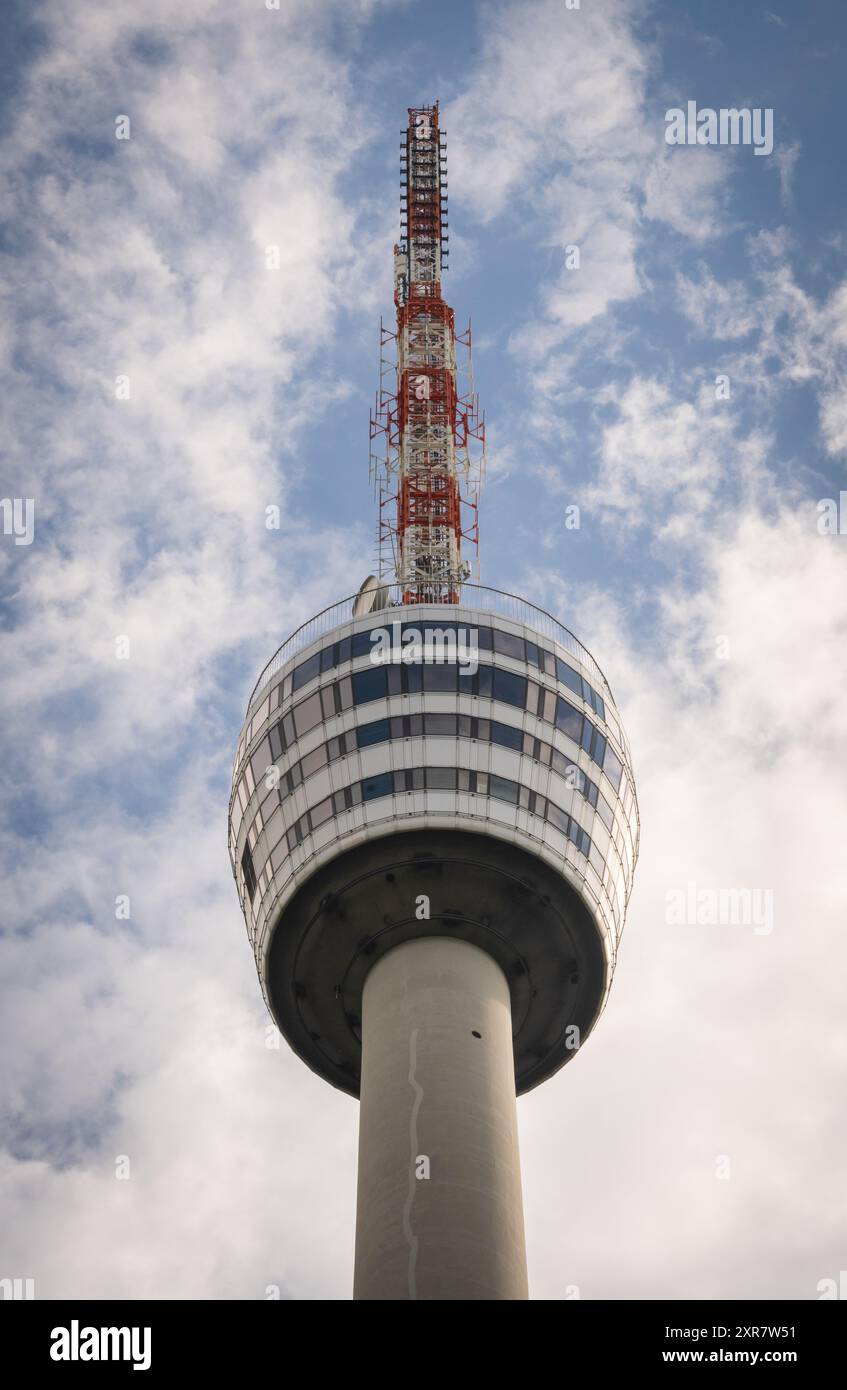 The Stuttgart TV Tower, Television Tower, Prototype Telecommunications Tower, Germany Stock ...