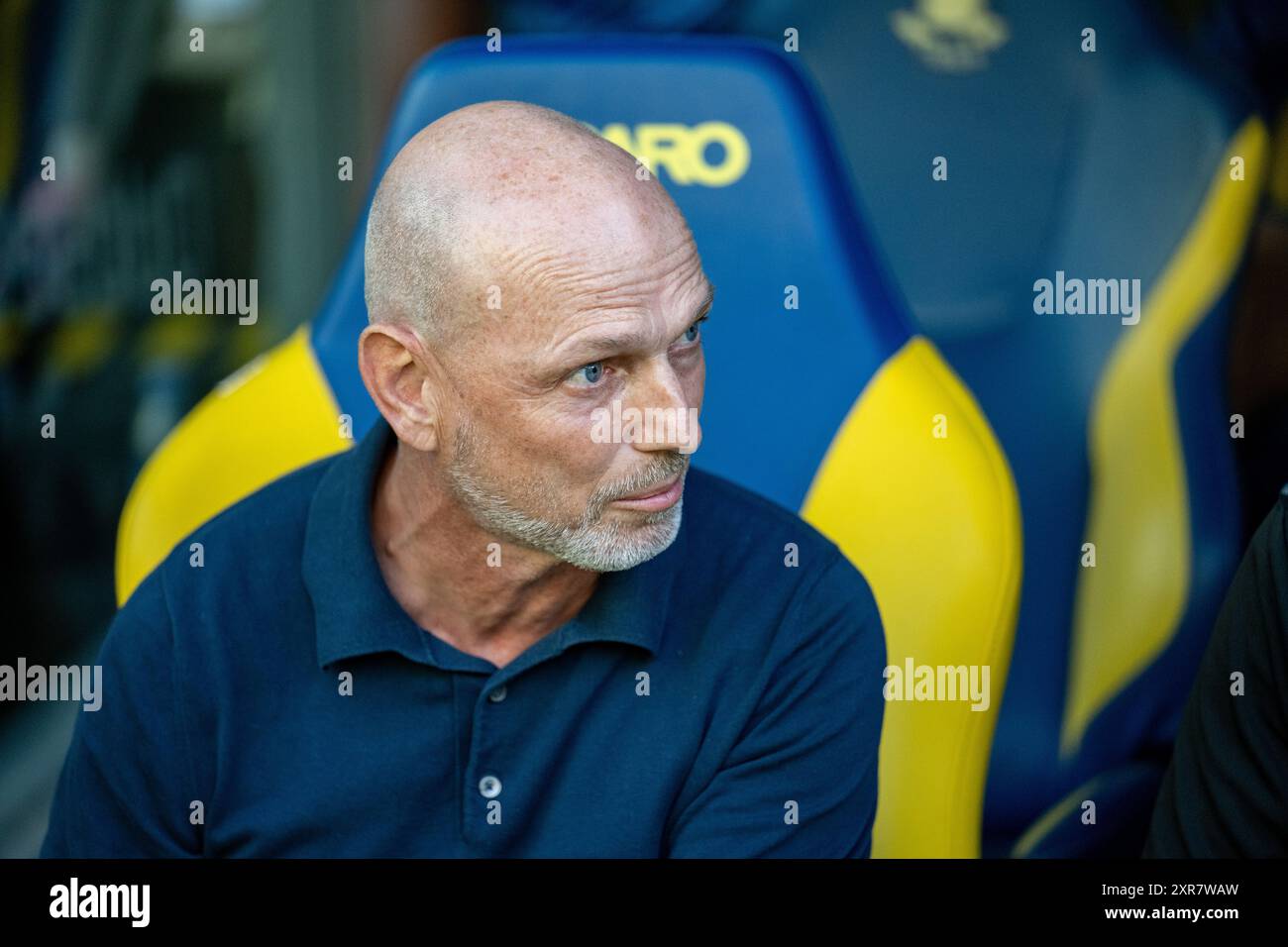 Broendby, Denmark. 08th, August 2024. Head coach Jesper Sorensen of ...