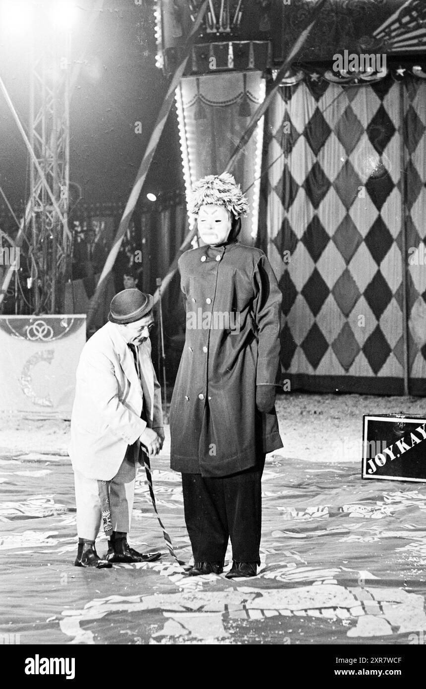 Circus performance with clowns Stock Photo - Alamy
