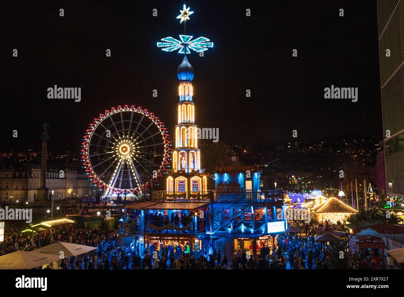 The Christmas Market in Stuttgart, Germany Stock Photo - Alamy