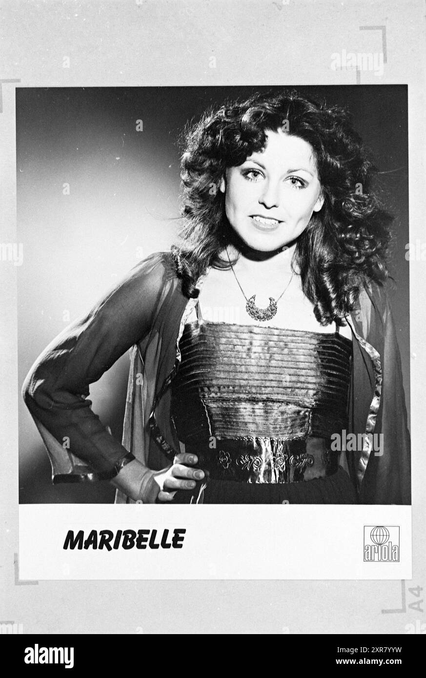 Photo singer maribelle hi-res stock photography and images - Alamy