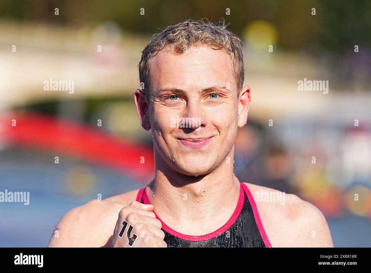 09 August 2024, Olympics, Paris 2024, swimming, open water, men's 10km ...