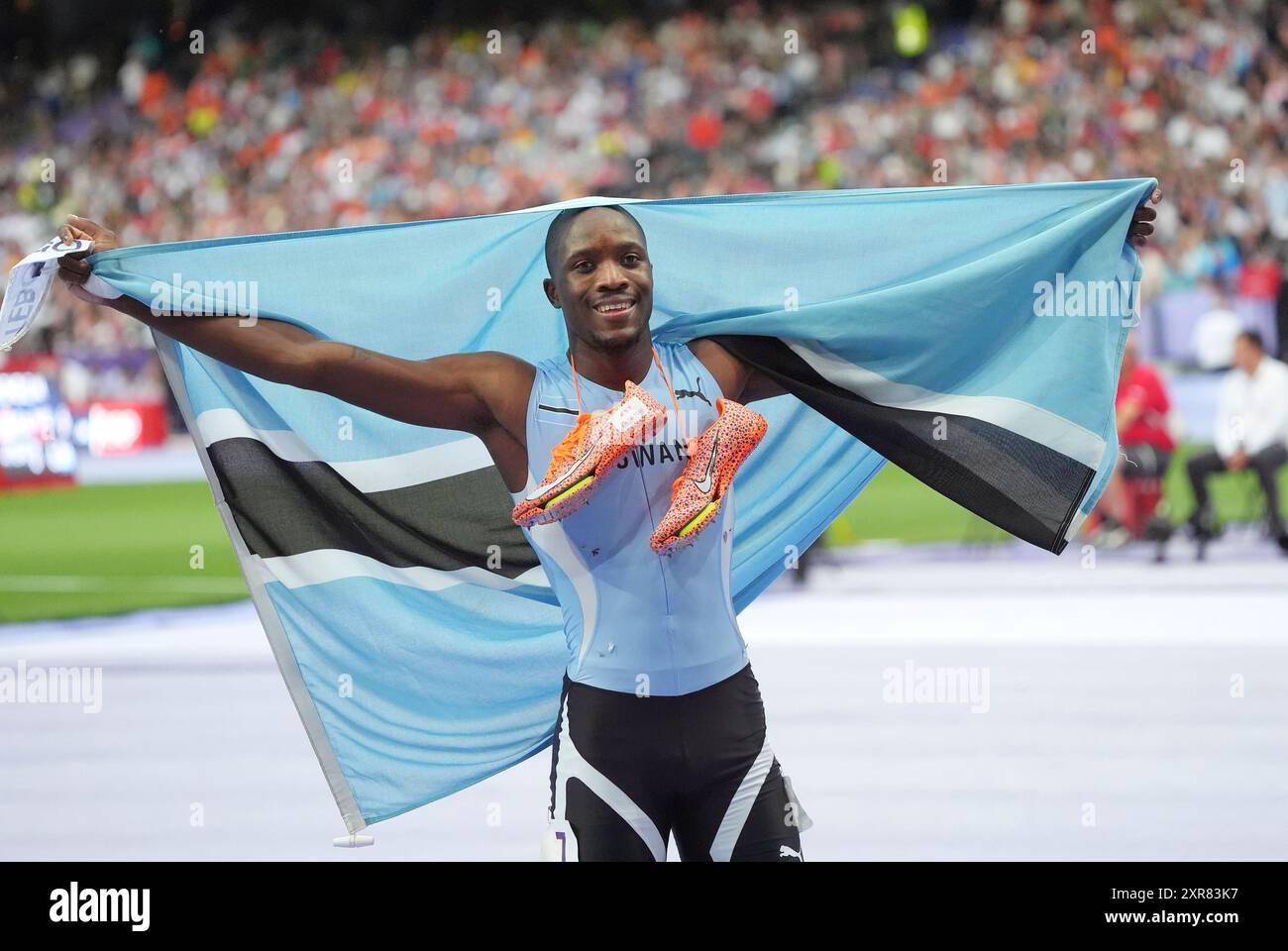 Letsile Tebogo (BOT) is the new olympic champion on 200m men during the ...