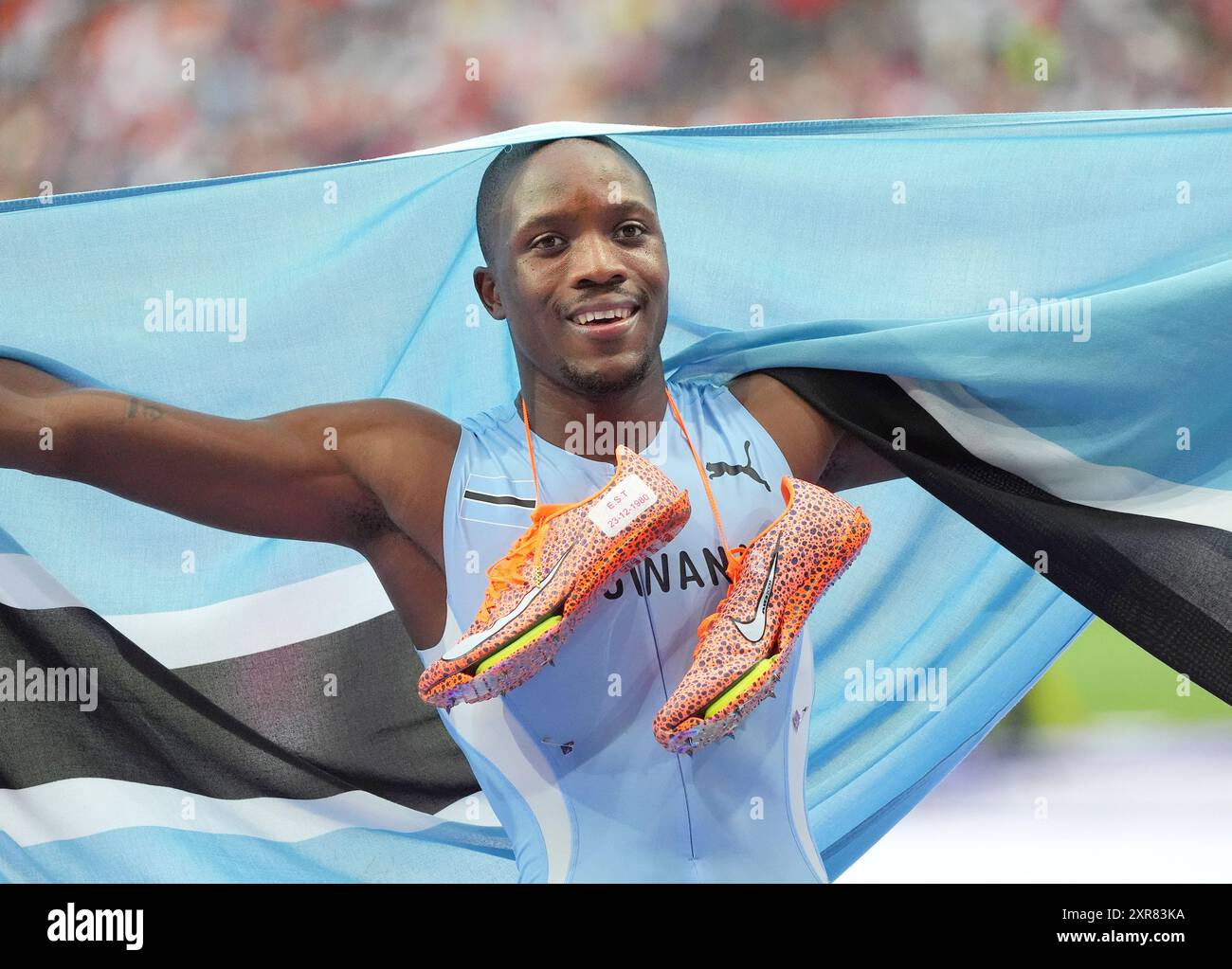 Letsile Tebogo (BOT) is the new olympic champion on 200m men during the ...