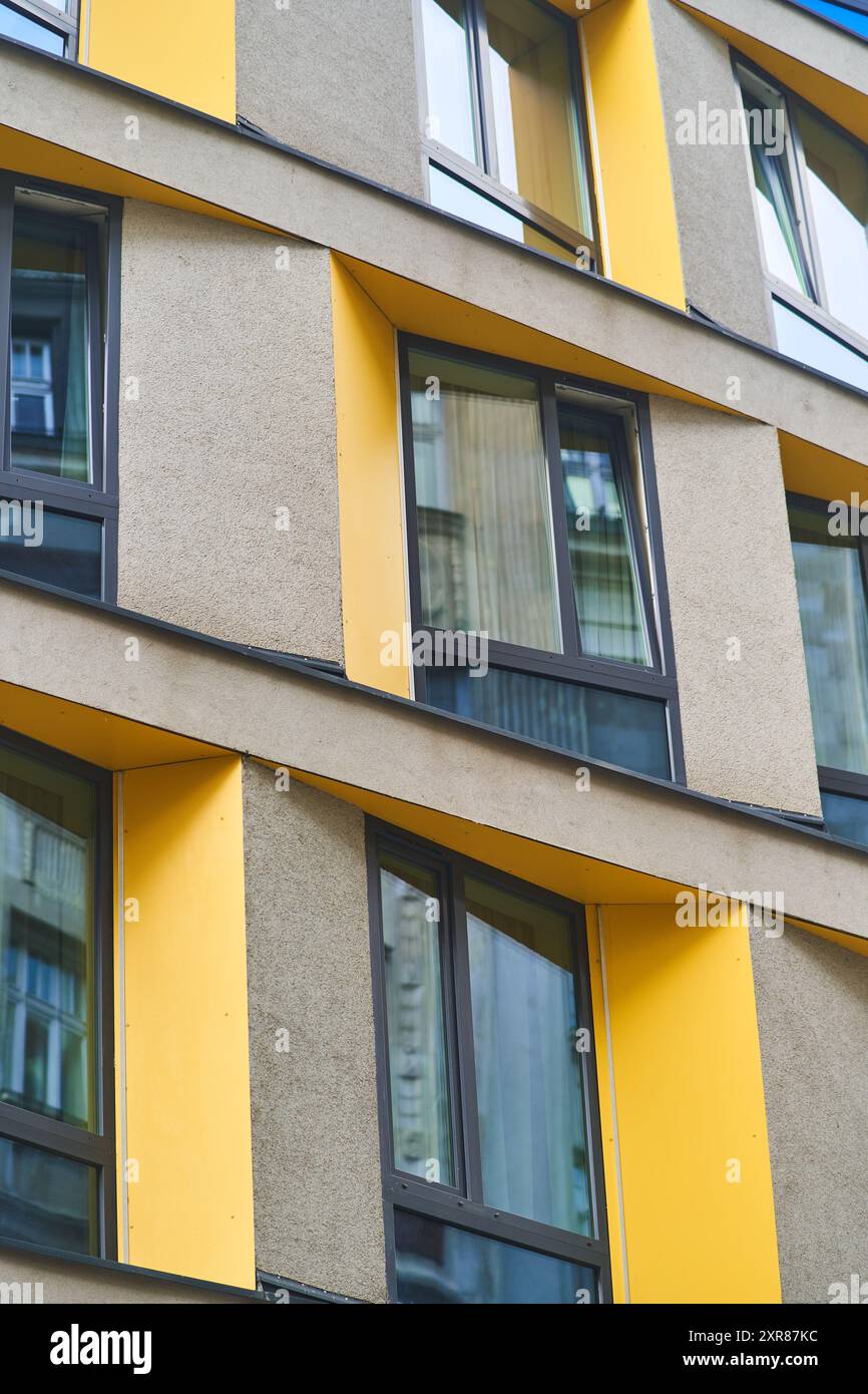 Yellow corner house tower hi-res stock photography and images - Alamy