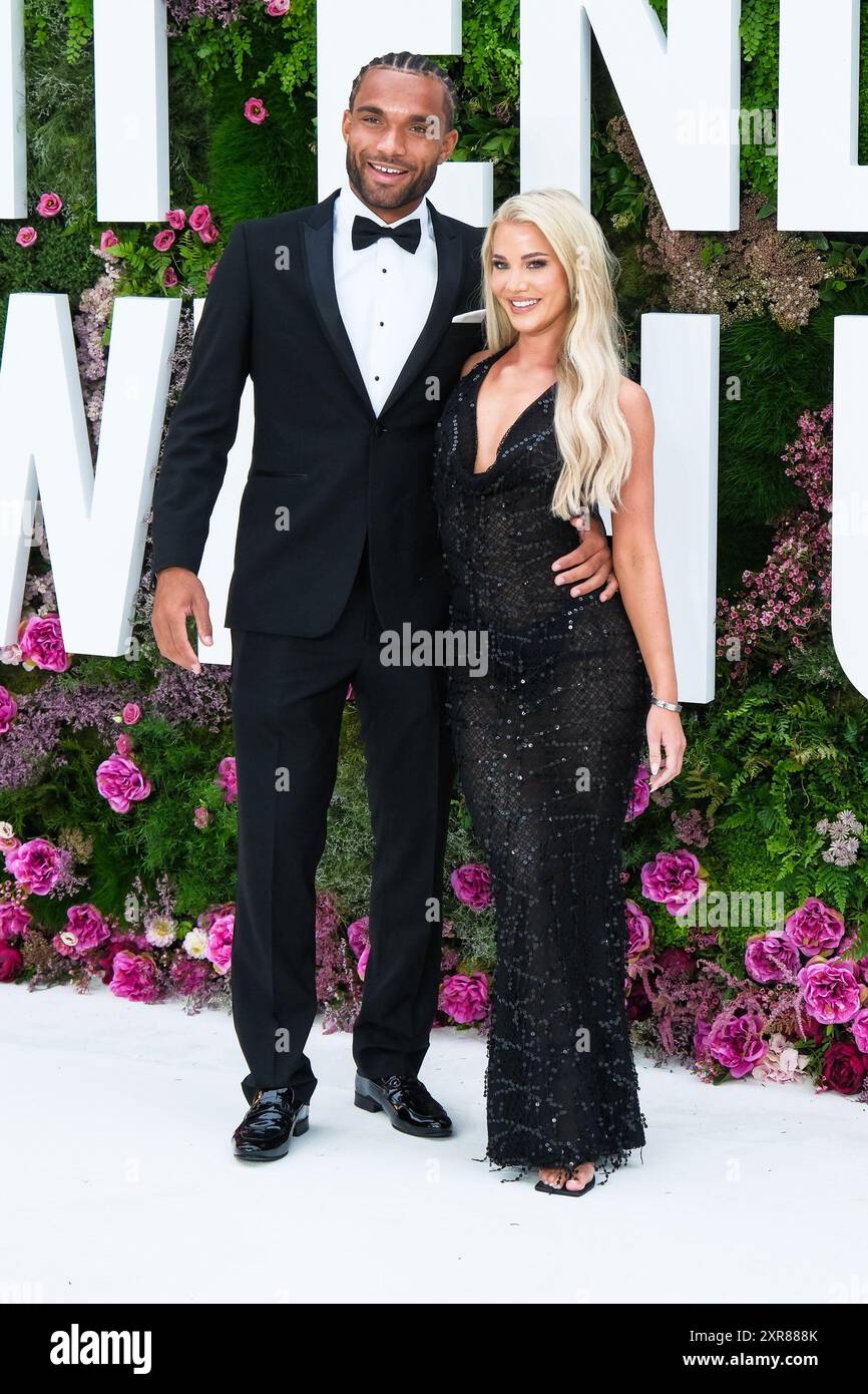 London, UK. Reuben Collins and Grace Rosa Jackson photographed ...