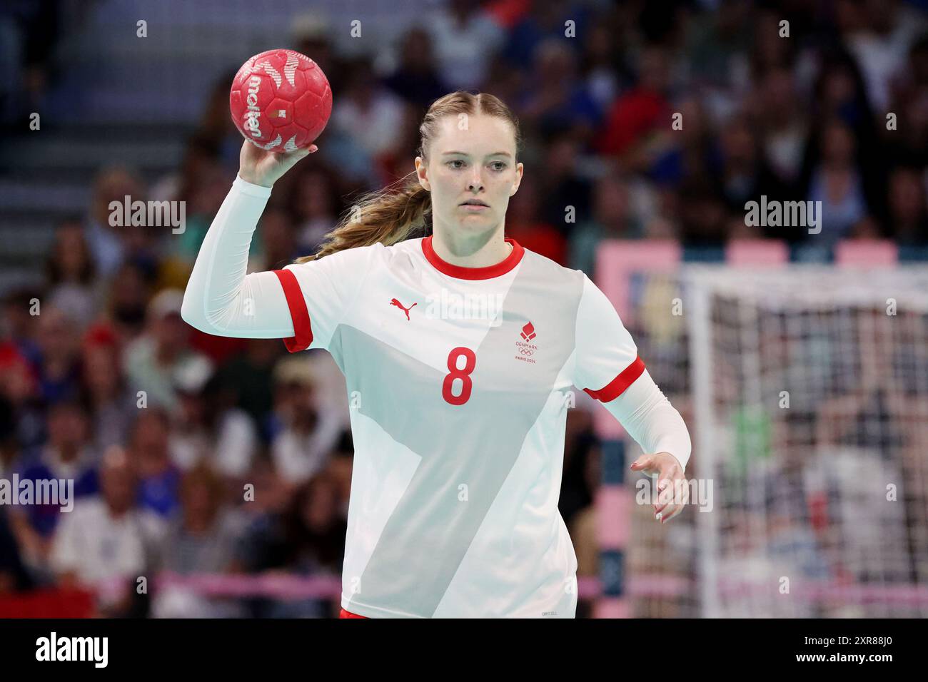 Anne Mette HANSEN of Denmark, Handball, Women's Semifinal between ...
