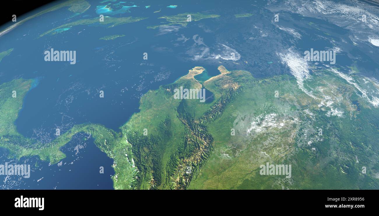 Map venezuelan sea maracaibo hi-res stock photography and images - Alamy