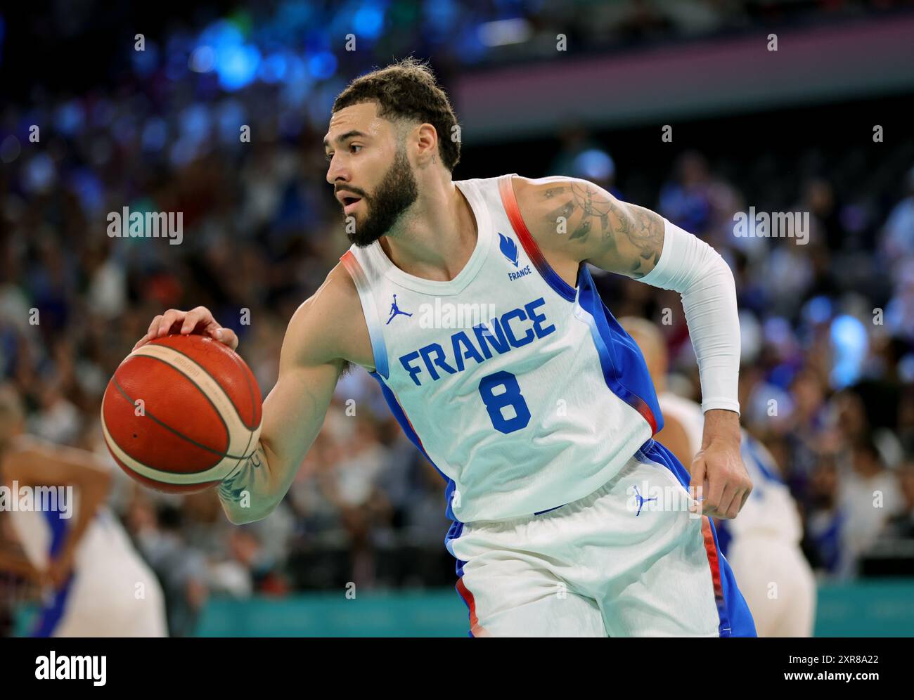 PARIS, FRANCE - AUGUST 08: Isaia Cordinier of France during the Men's ...
