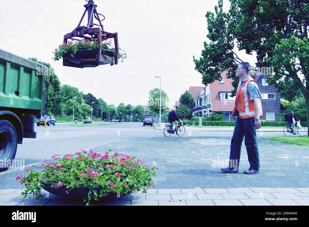Placing flower boxes hi-res stock photography and images - Alamy
