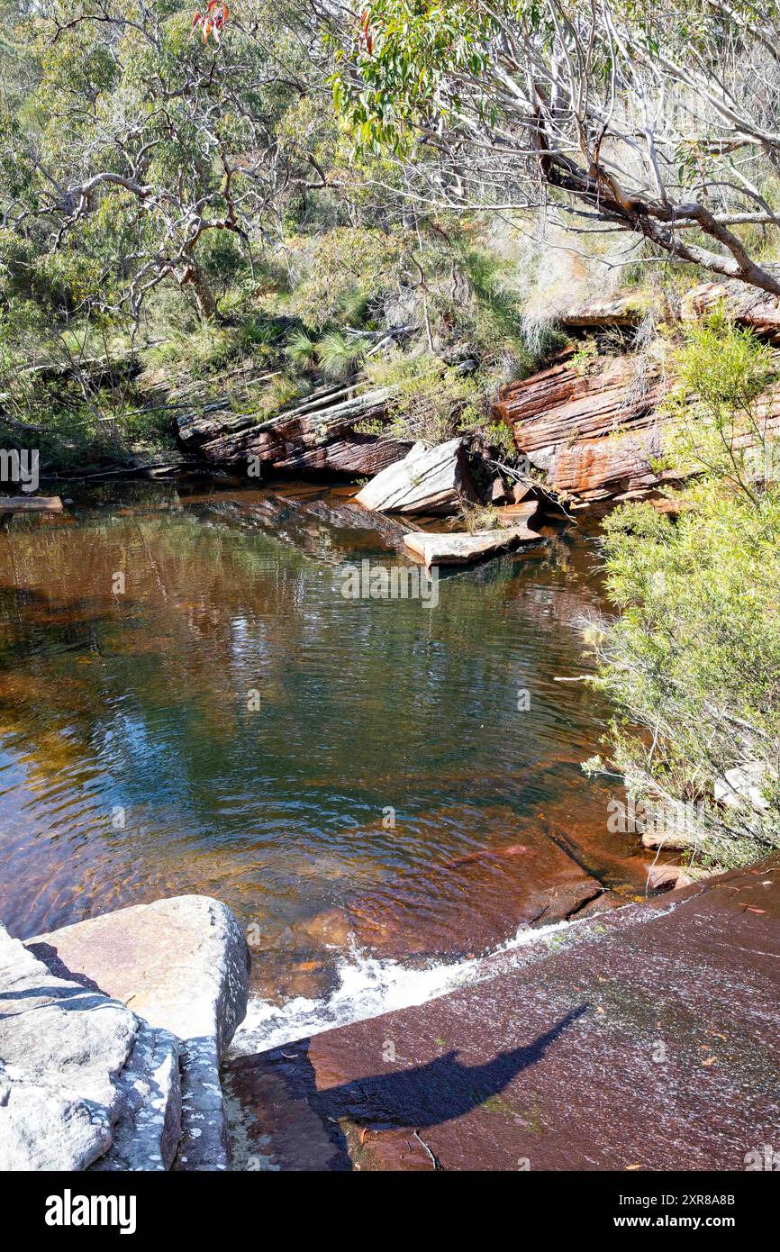 Deer Pool in the Royal National Park on the Bundeena drive to Marley ...