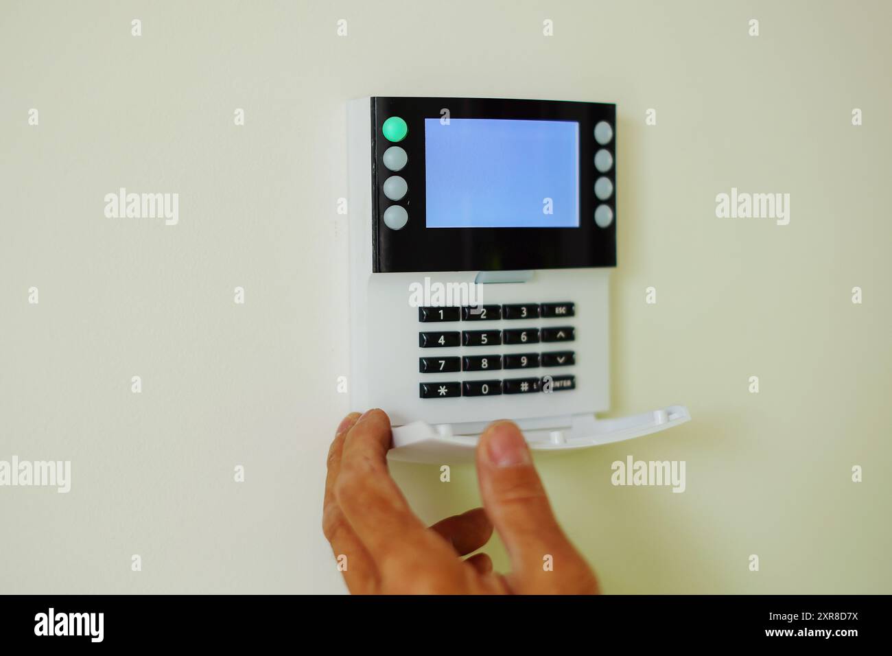 Intercom communication control panel with home automation function and ...