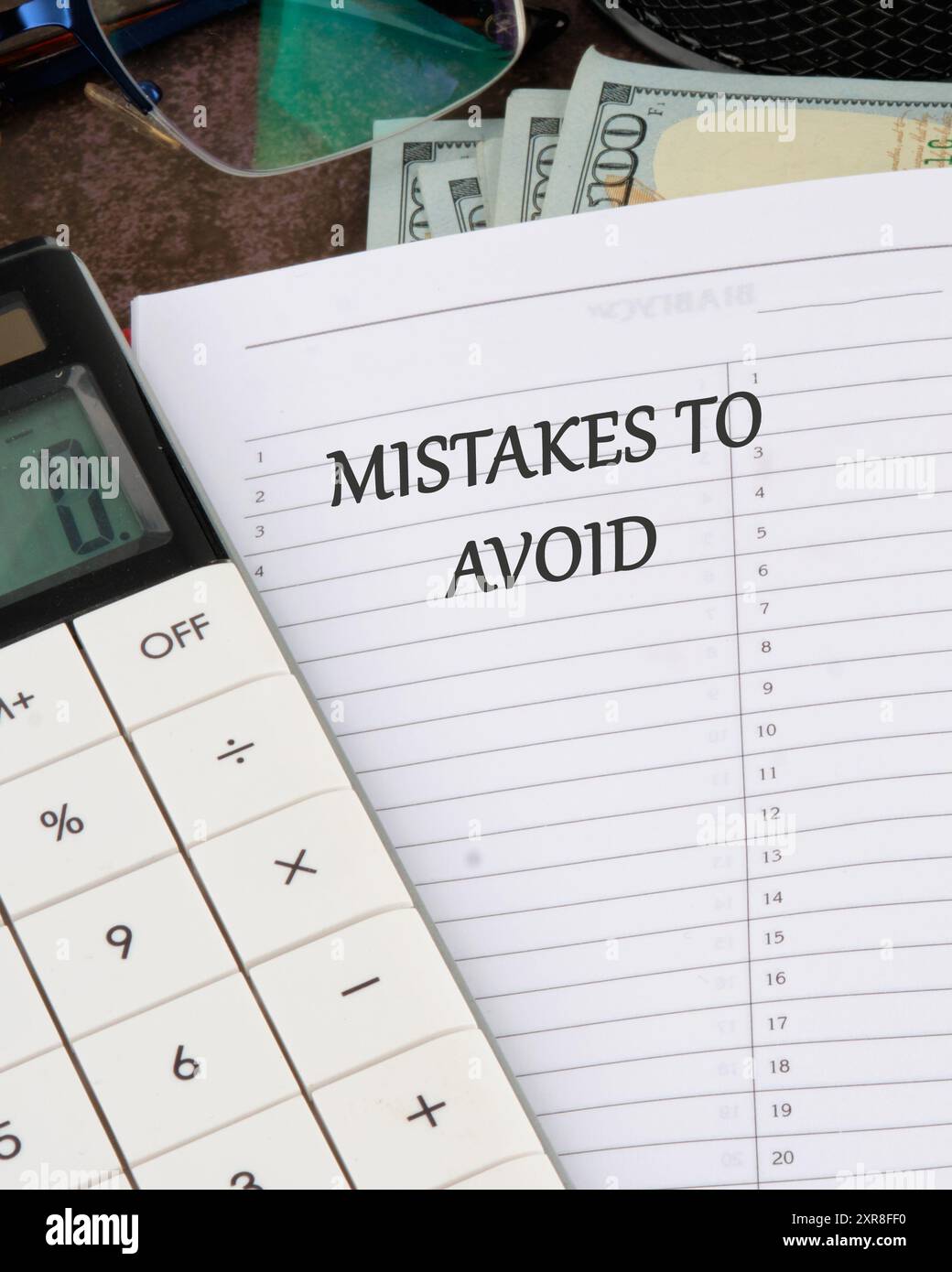 Avoid these mistakes hi-res stock photography and images - Alamy