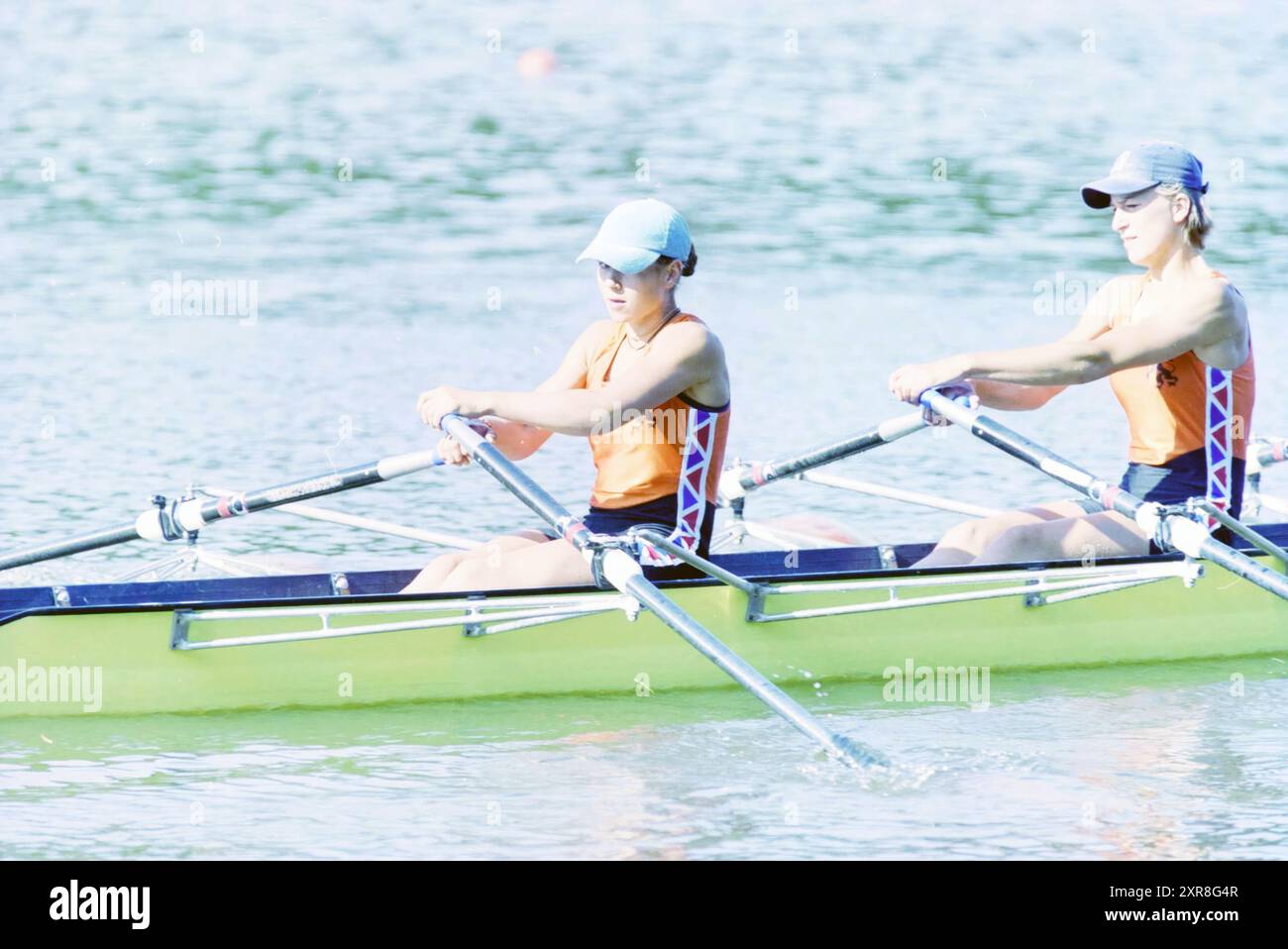 Dutch women's rowing team four, Amsterdam, Bosbaan, The Netherlands, 15 ...