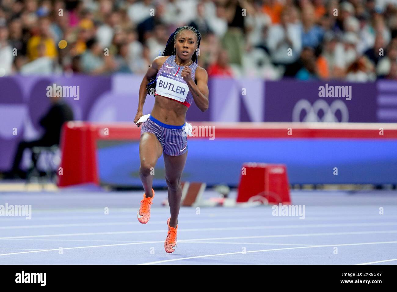 Paris, France. 07th Aug, 2024. PARIS, FRANCE - AUGUST 7: Aaliyah ...