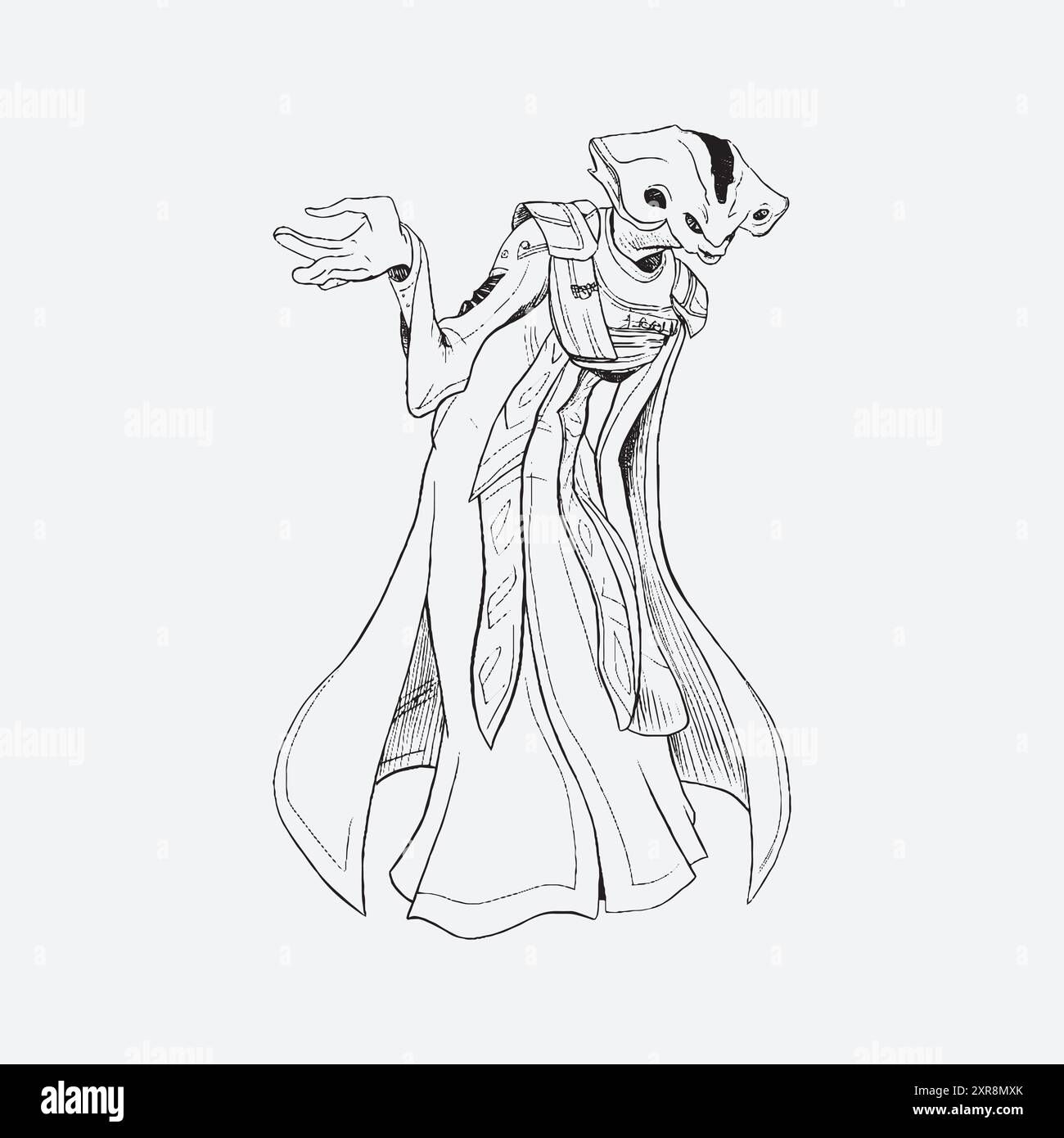 Boogeyman in a cloack with claws. Halloween Stock Vector Image & Art ...