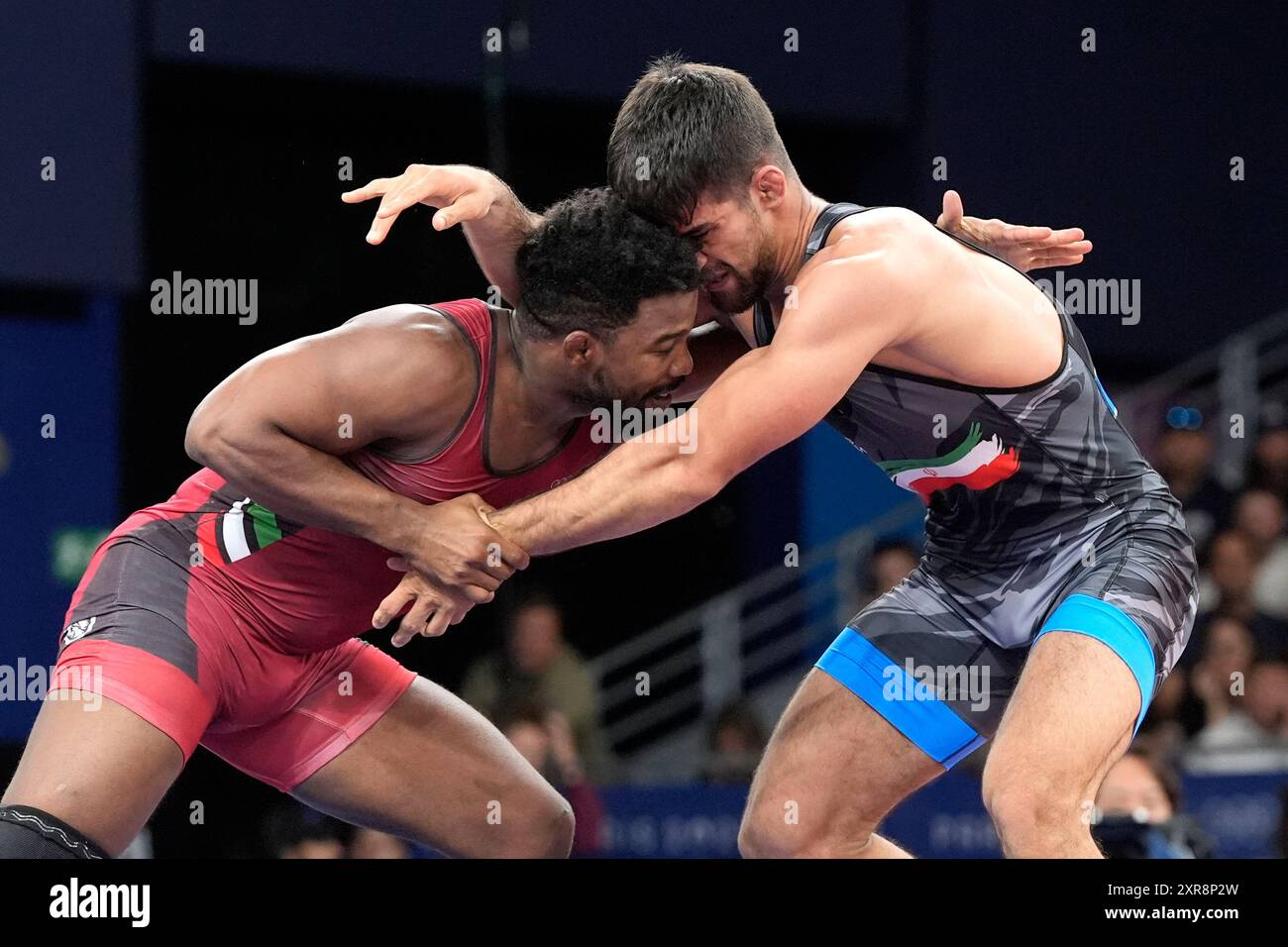 Italy's Frank Chamizo Marquez and Iran's Yones Emamichoghaei, right ...