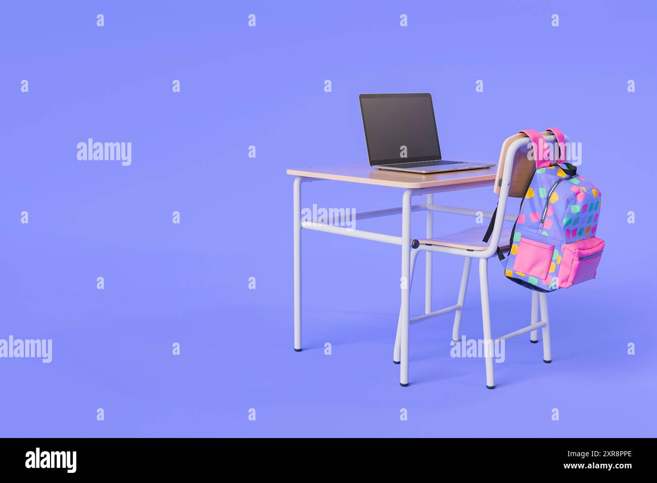 Back to school setup hi-res stock photography and images - Alamy