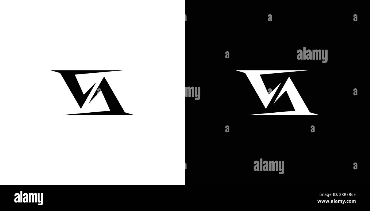 Modern and unique VA logo design Stock Vector Image & Art - Alamy