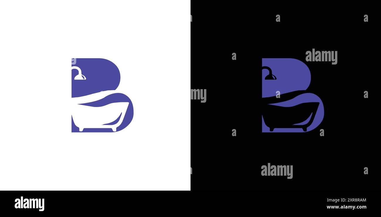 The bathroom logo design is unique and modern Stock Vector Image & Art ...