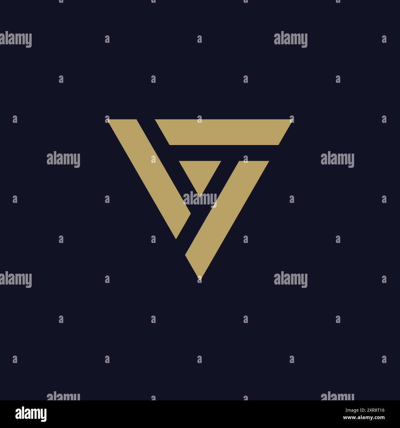 Triangle logo hi-res stock photography and images - Alamy