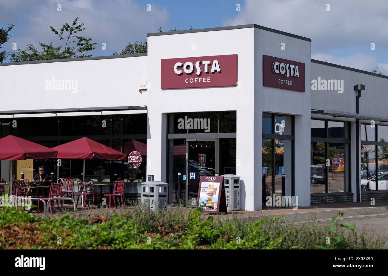 costa coffee branch, sweet briar retail park, norwich, norfolk, england ...