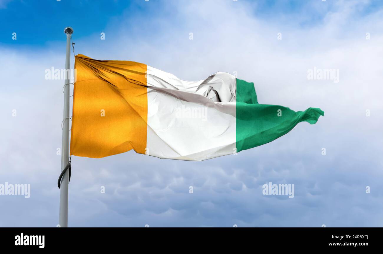 Ivory coast flag icon hi-res stock photography and images - Alamy