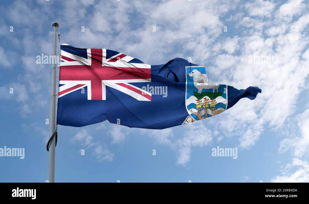 Falkland islands country flag hi-res stock photography and images - Alamy
