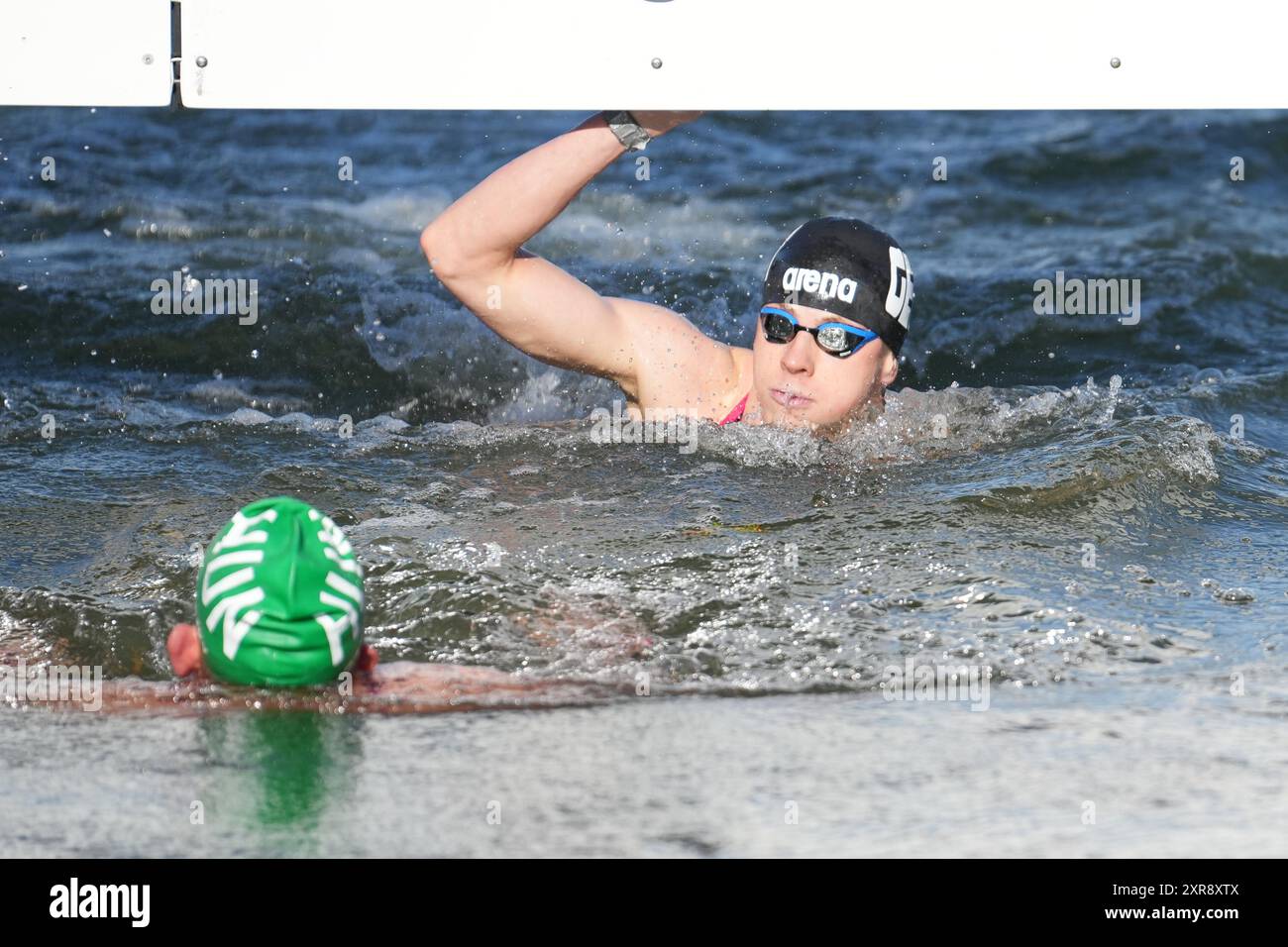 Paris, France. 9th Aug, 2024. Oliver Klemet (R) of Germany arrives at ...