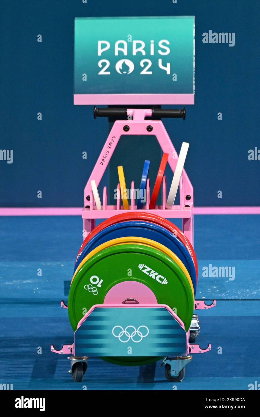 Paris, France. 08th Aug, 2024. Illustration, Weightlifting, Women's ...