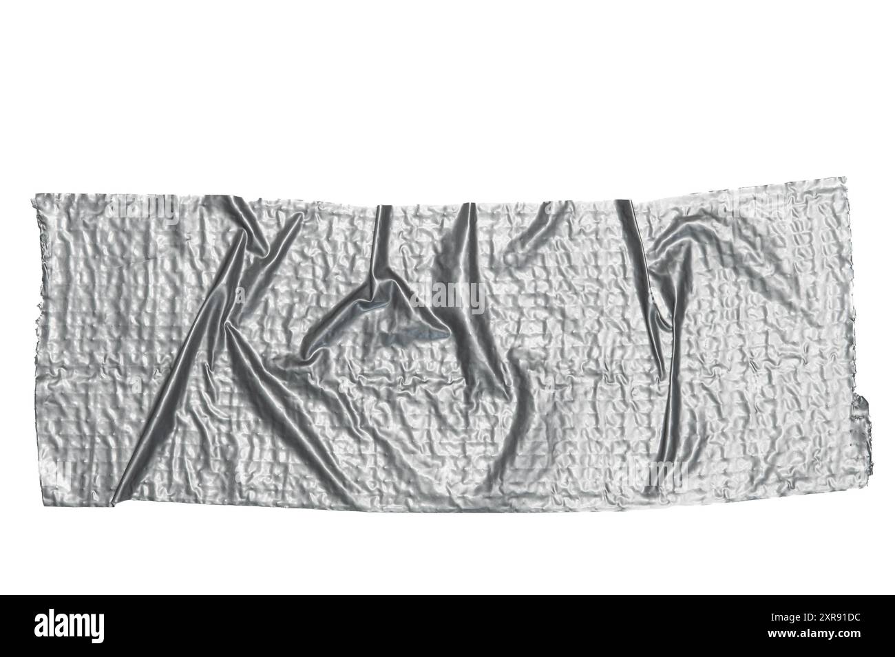 Silver gray scotch repair duct tape piece isolated on white background ... Silver gray scotch repair duct tape piece isolated on white background ...
