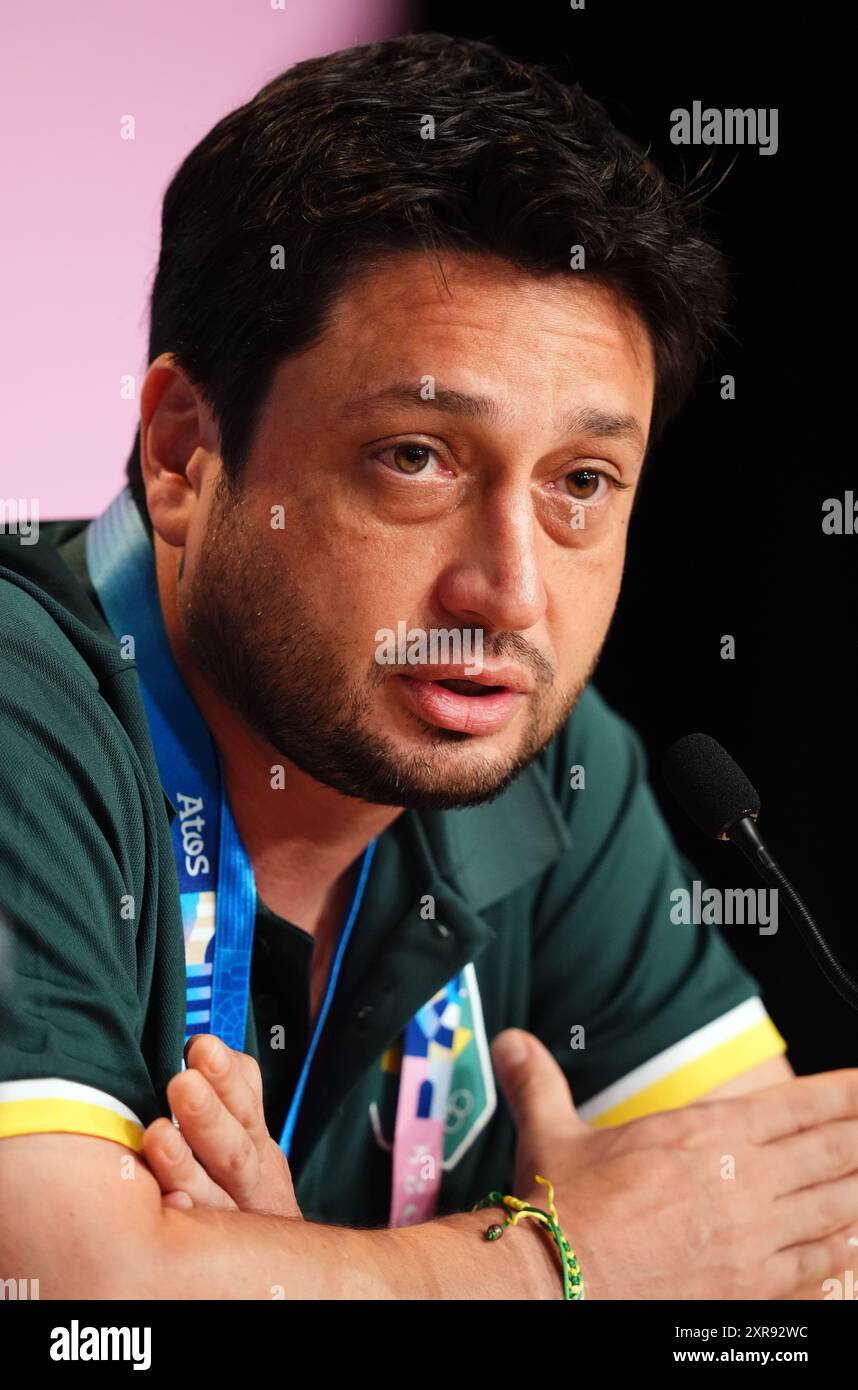 Brazil manager Arthur Elias during a press conference at the Main Press ...