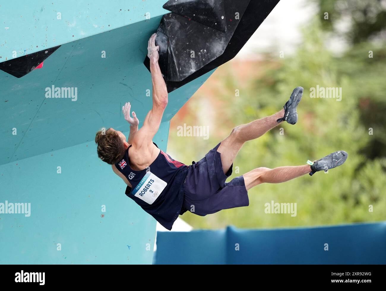 Great Britain's Toby Roberts during the Men's Boulder & Lead, Final ...