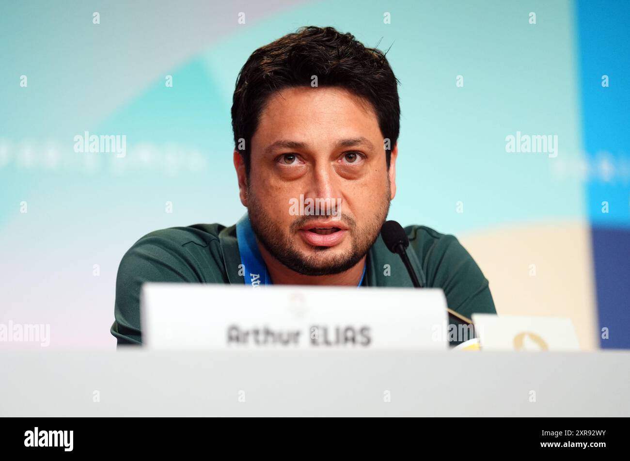 Brazil manager Arthur Elias during a press conference at the Main Press ...